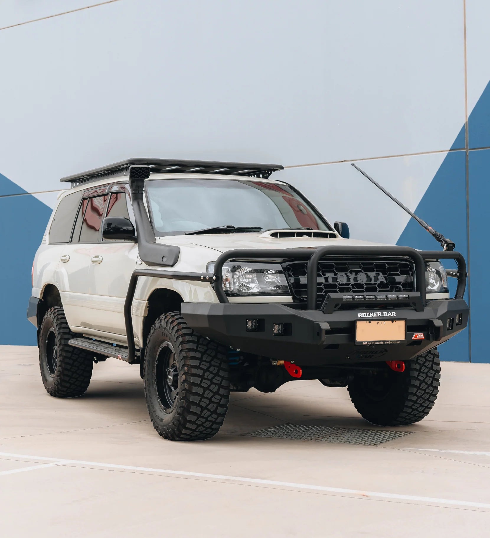 MCC 4x4 Rocker Bullbar for Toyota Land Cruiser 105 series (1998-2007 ...