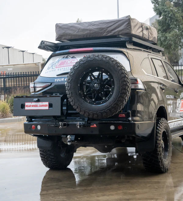 MCC 4x4 Rear Wheel Carriers for Isuzu MUX Gen 3 (2020 on) [Black + Ste ...