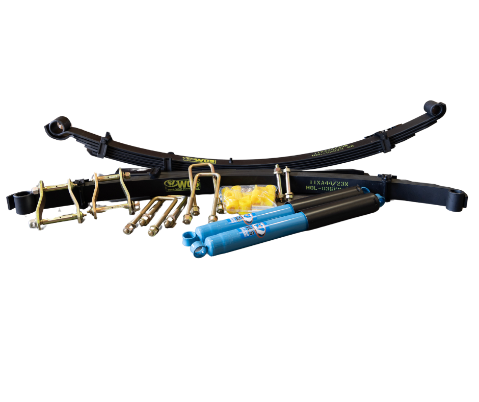 Rear 4WD Leaf Spring Suspension Upgrade Kit (Perfect for Canopies, Tra ...