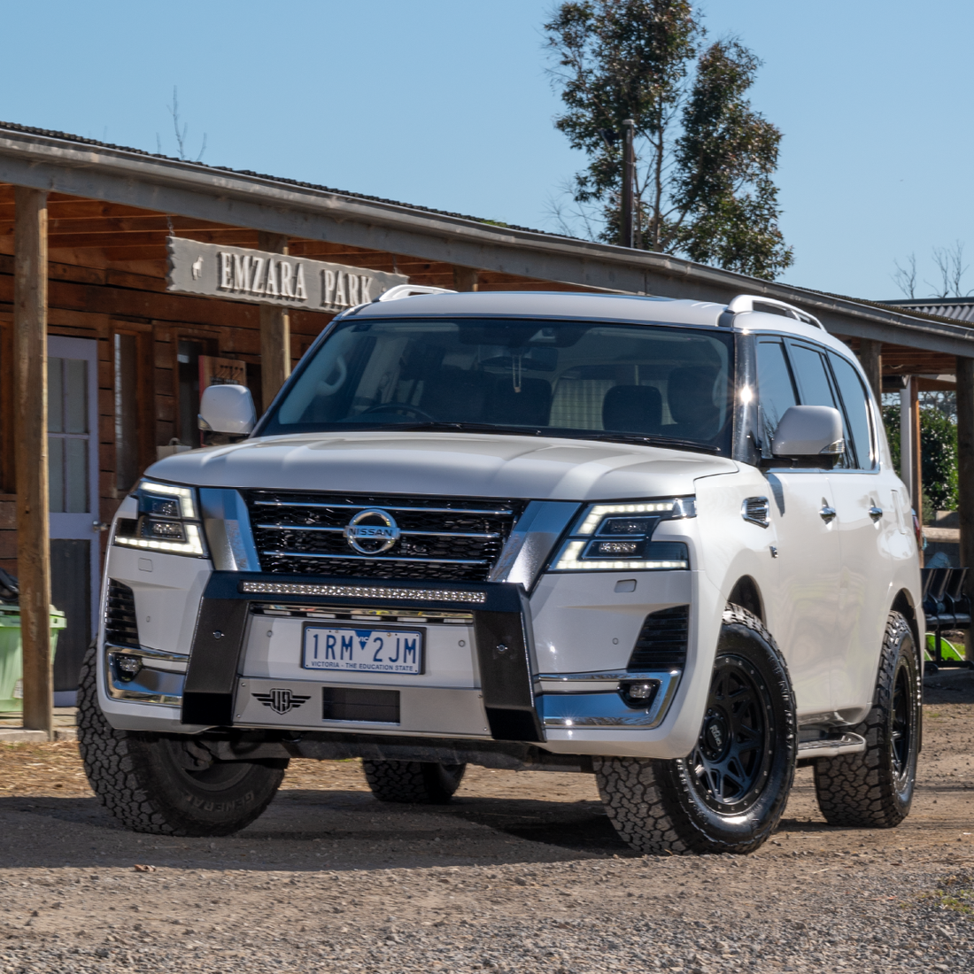 Ultimate9 Nudge Bar for Nissan Y62 Patrol Series 5 Ti-L (2019 on ...